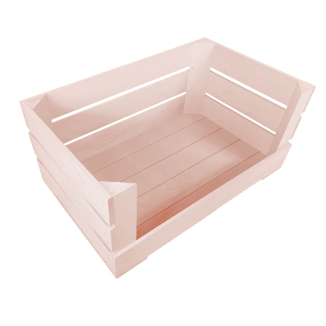 Drop Front Cherington Pink Crate 600x370x250 | Storage & displays