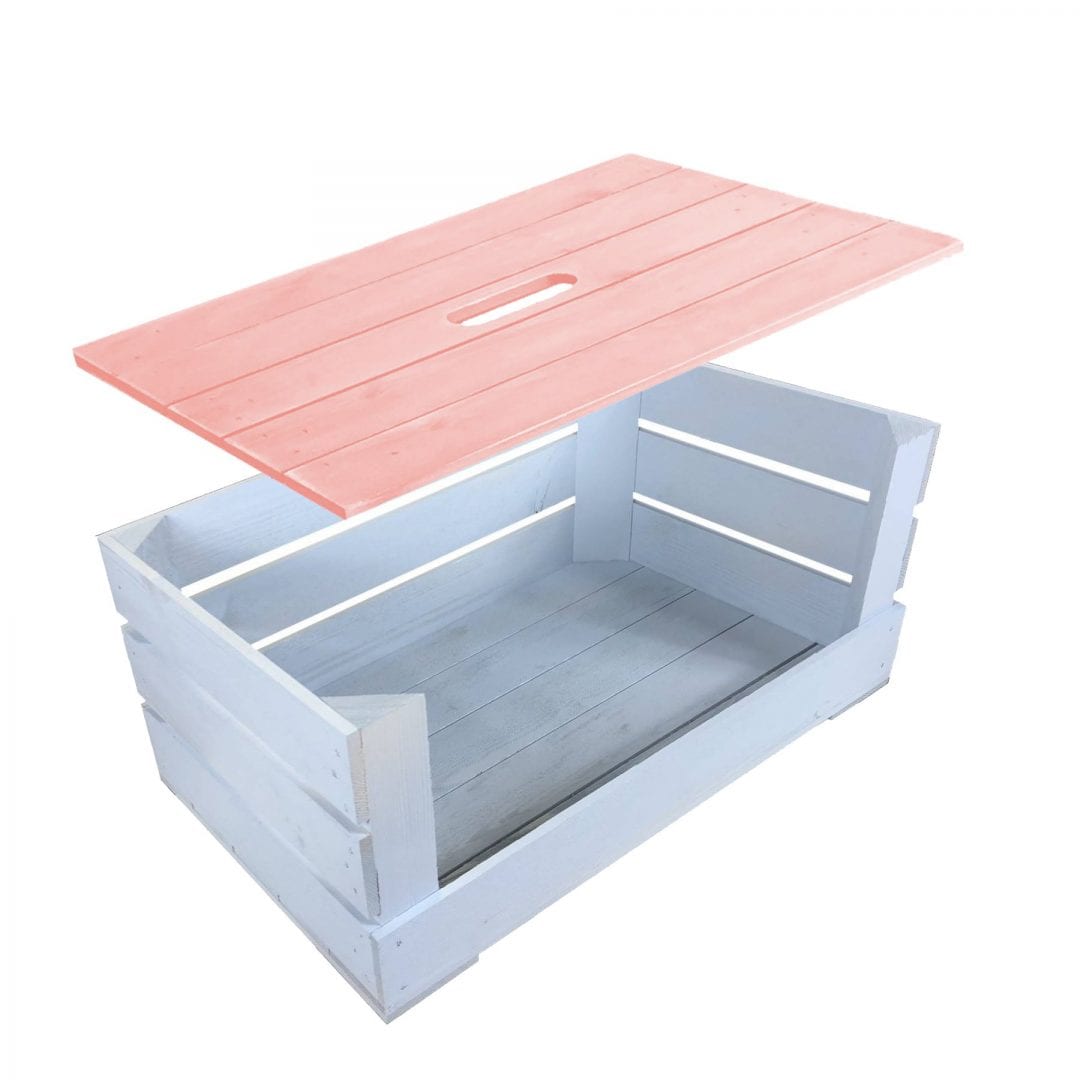 Rustic Crate Shelf 353x157x50 | Enhancing Crates | Ligneus UK