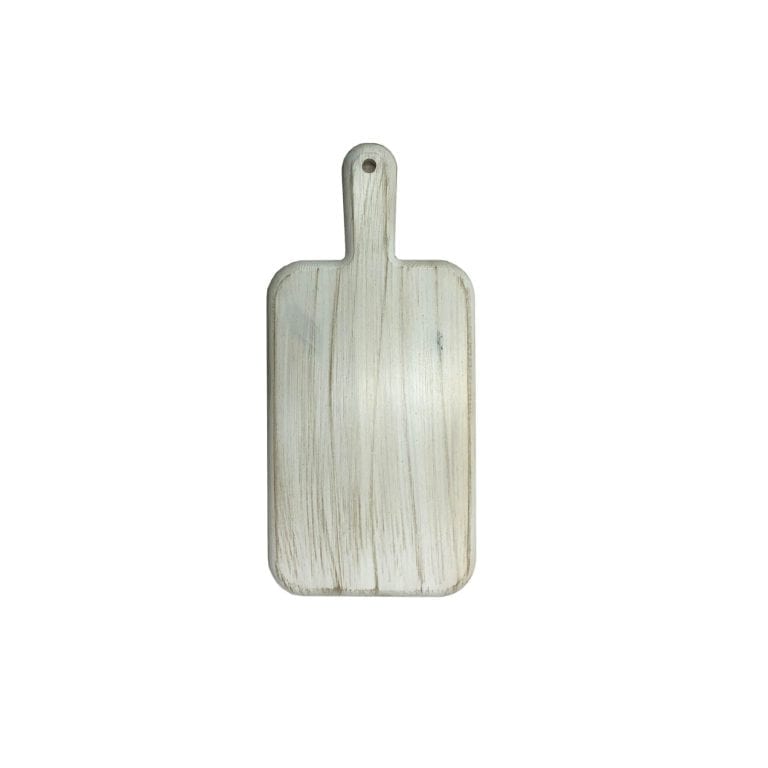 White Distressed Pine Serving Paddle Board 575x175x18 | Ligneus UK