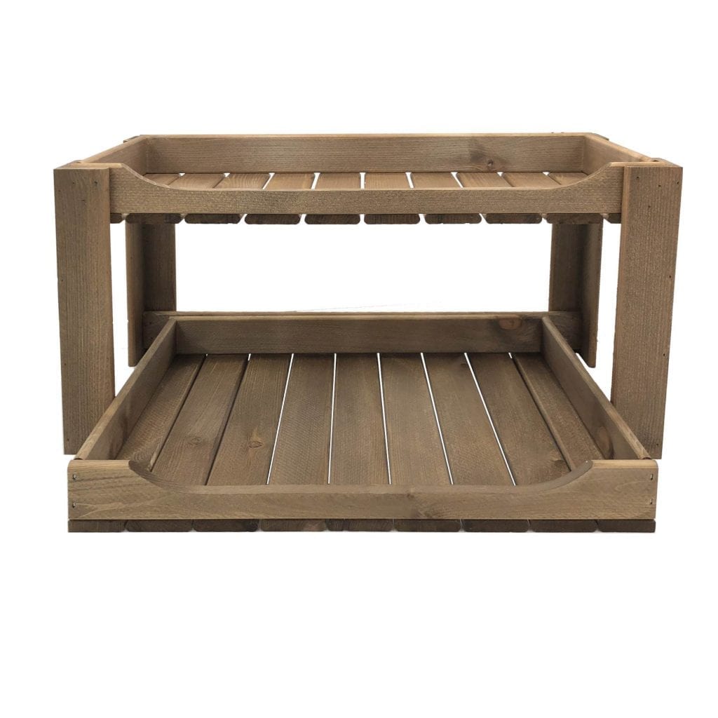 Rustic Slatted Beverage Station | Buffet Service | Ligneus UK