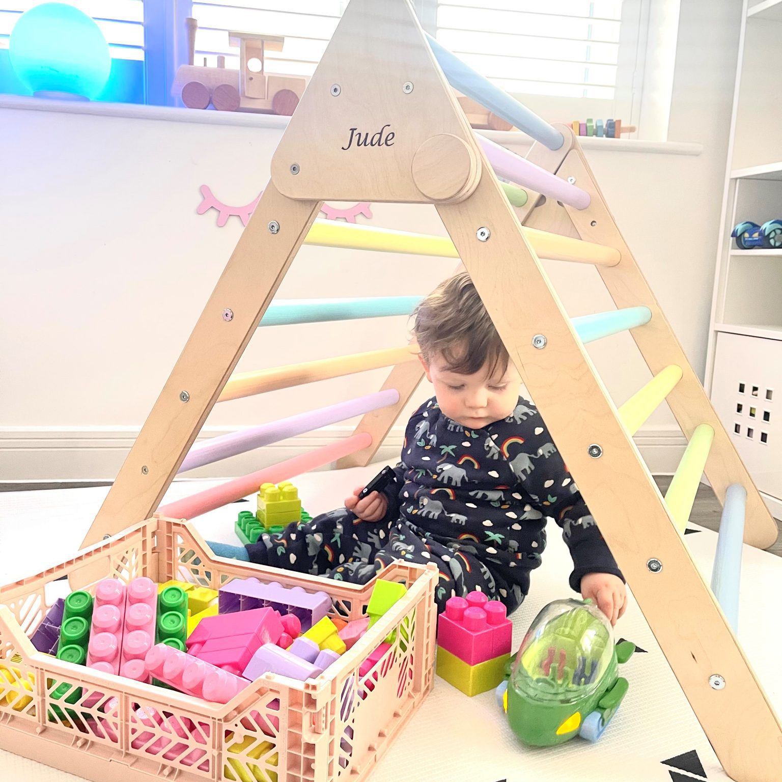 Nursery Pikler Desk Set | Play & Learn | Sustainably Made | Ligneus UK