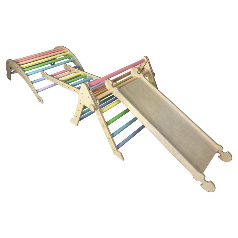 Junior Climbing Triangle Pastel Rainbow | Sustainably Made in UK