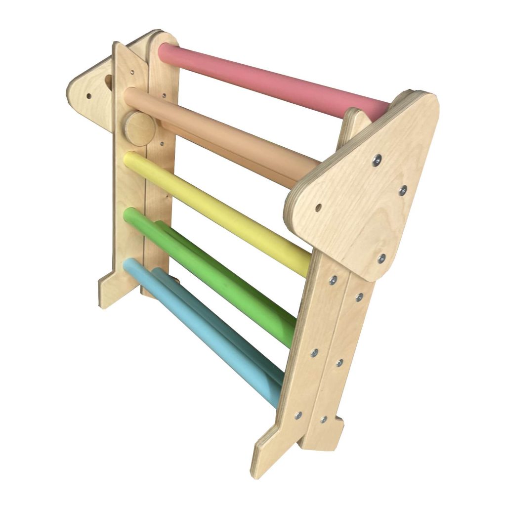 Nursery Climbing Triangle Pastel Rainbow | Sustainably made | Ligneus
