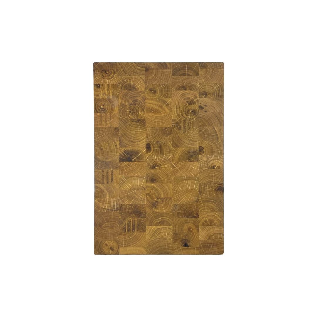 Rustic Square Edged Oak Chopping Board SET of 4 | Ligneus UK