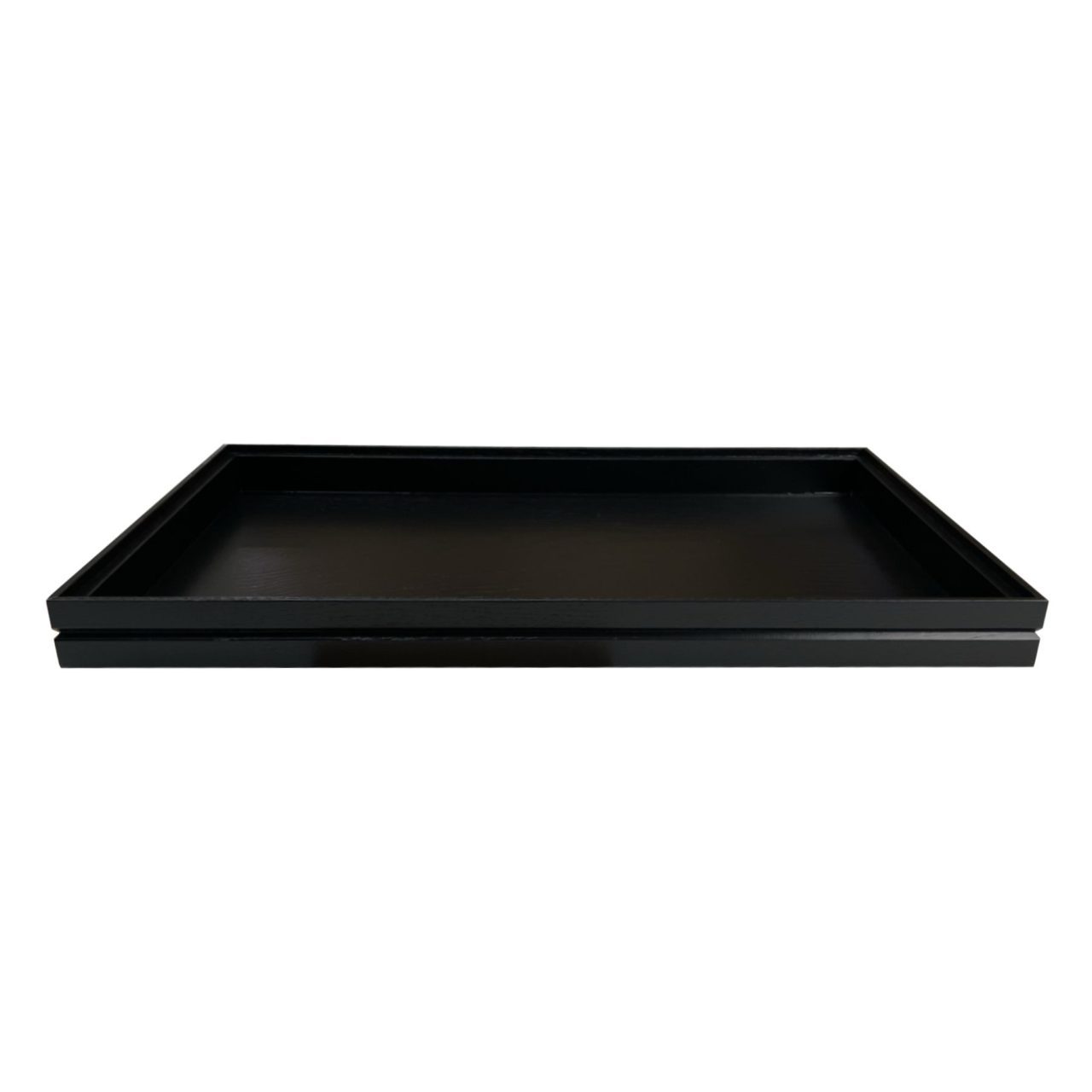 GN 1/1 Ribbed Black Oak Stacker Box 530x325x40 | Ligneus UK