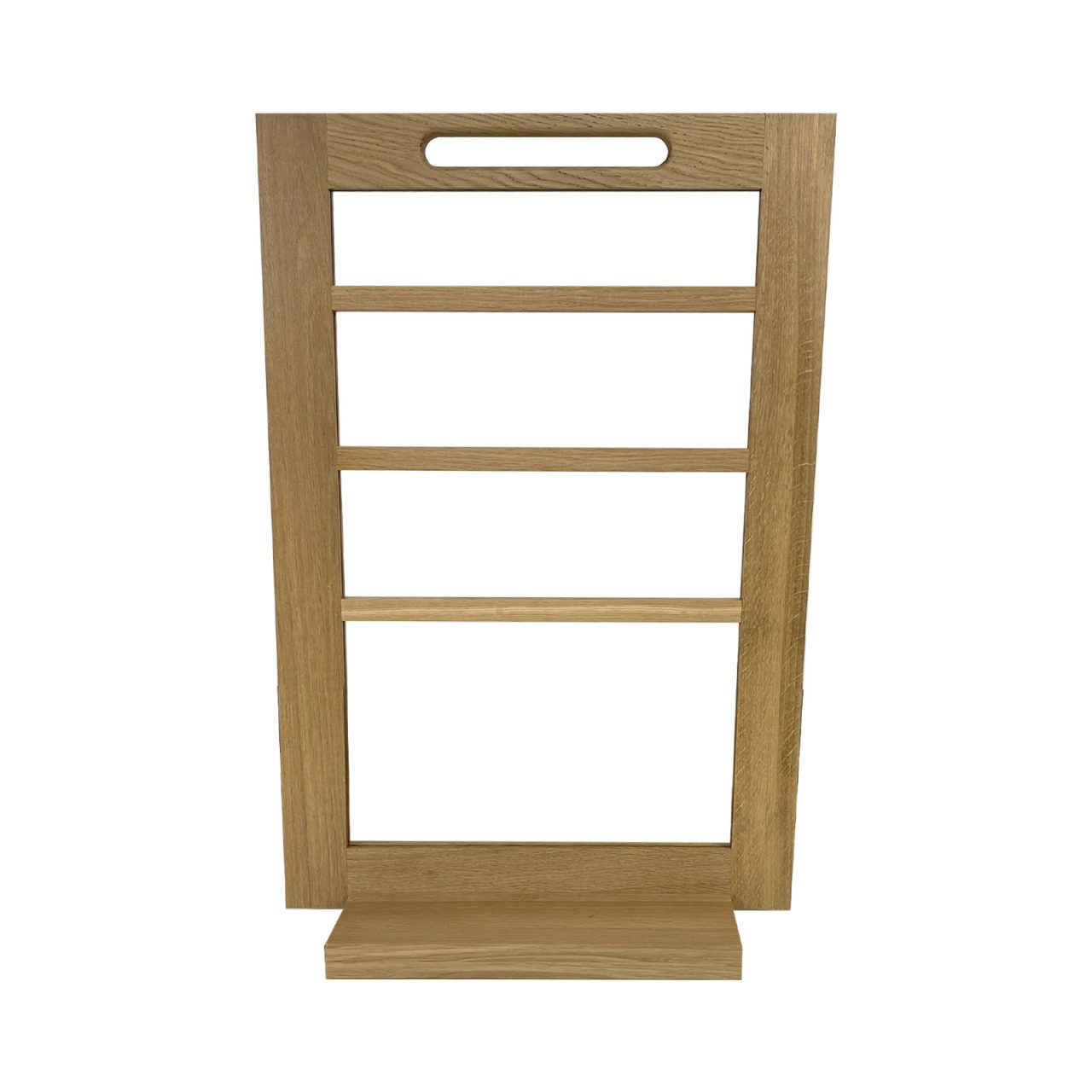 Burford 4 Tier Counter Top Display Stand Natural Oak Burford 4 Tier Counter Top Display Stand Natural Oak