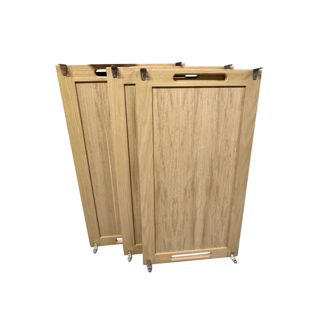 Burford Pop-Up Bar Trolley Natural | Ligneus UK