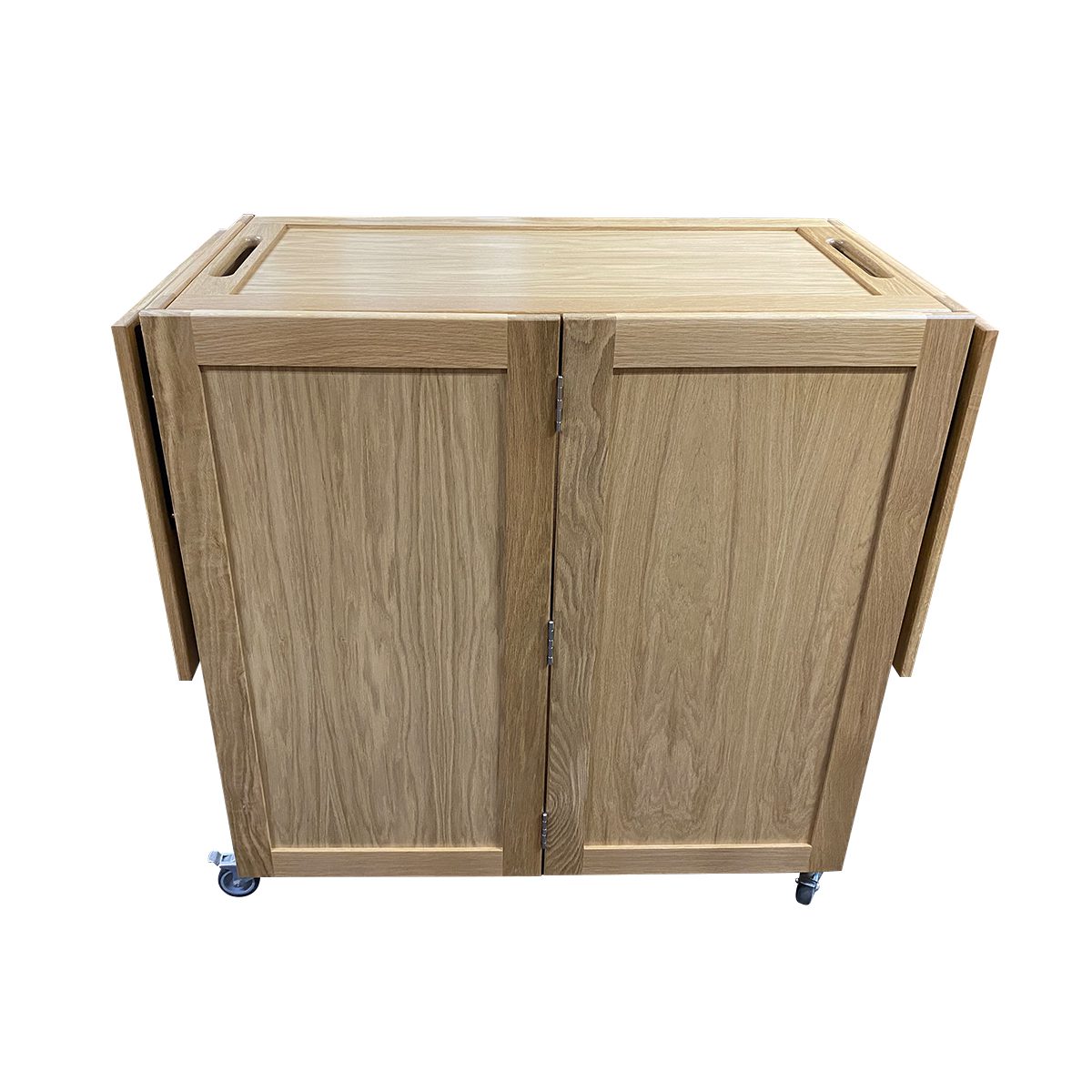 Burford Pop-Up Bar Trolley Dark Brown | Ligneus UK