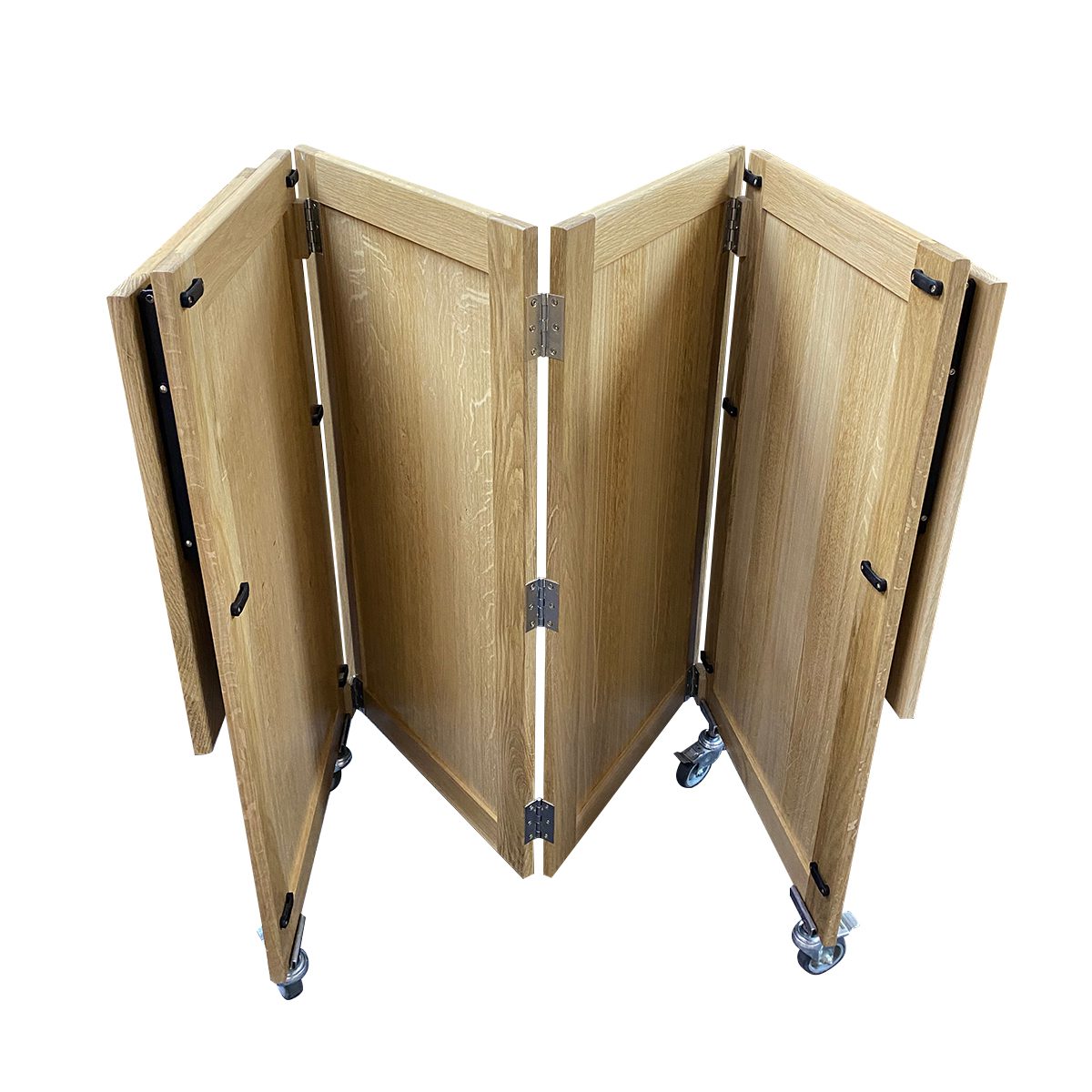 Burford Pop-Up Bar Trolley Natural | Ligneus UK