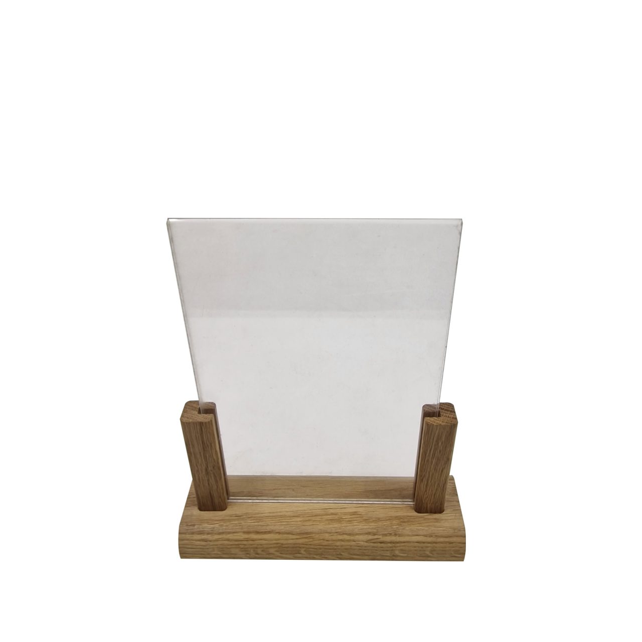 Oak Menu Holder with A5 acrylic insert