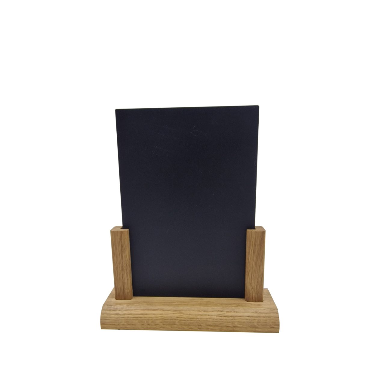Oak Menu Holder with A5 blackboard insert
